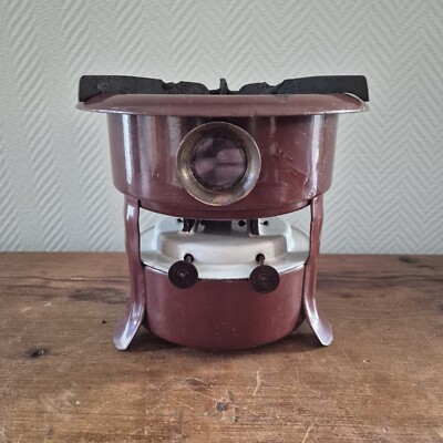 Vintage Kerosene STOVE Paraffin Cooker Burner Enamel Campstove 2 Wick ...
