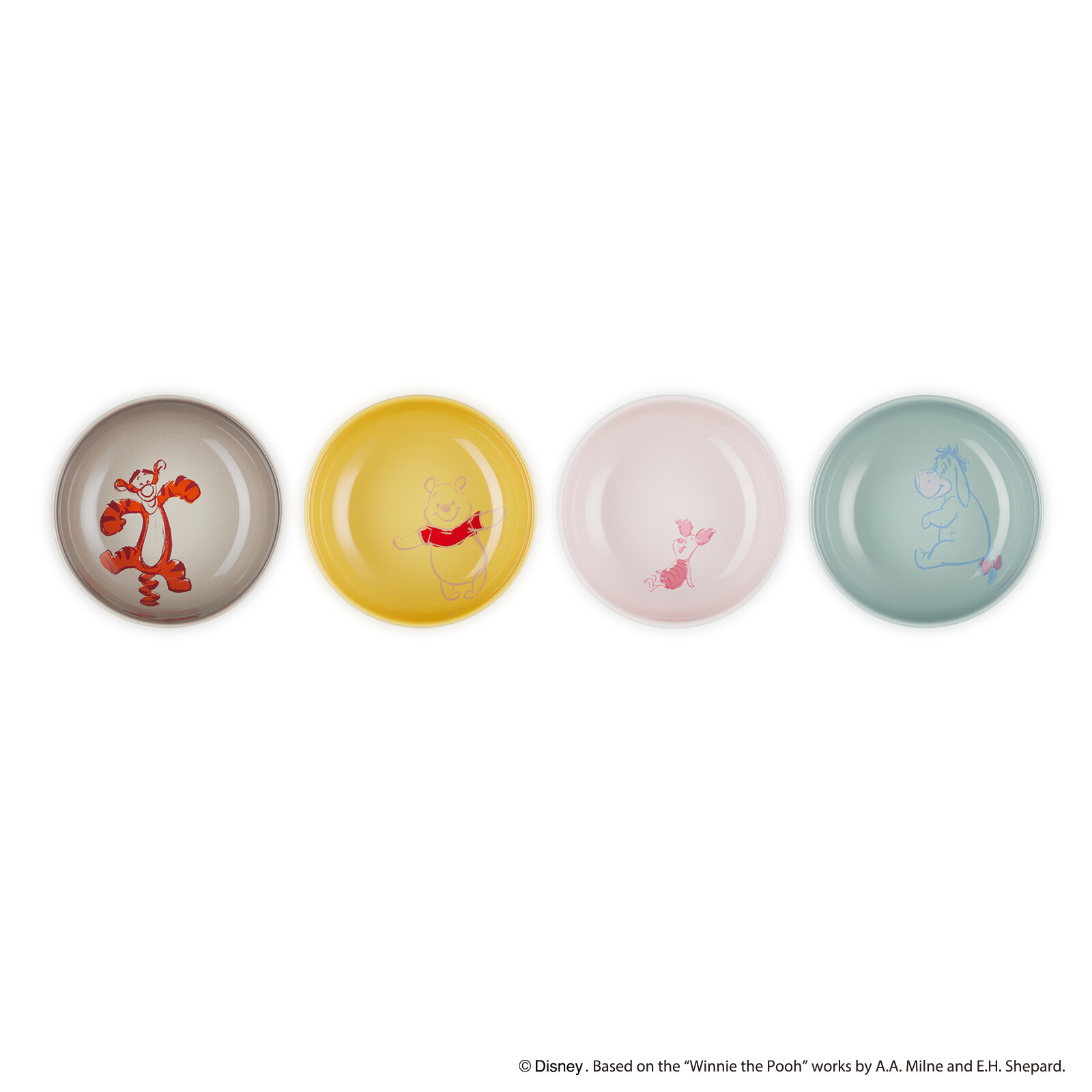 Le Creuset Winnie the Pooh & Friends Leger Dish 13cm Set of 4 From ...