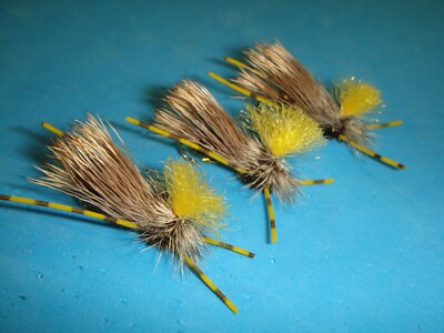 FLY FISHING FLIES - Yellow SWISHER'S PMX size #10 (6 pcs.) | eBay