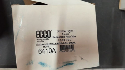 ECCO 6410A strobe light, amber, replaceable flash tube | eBay