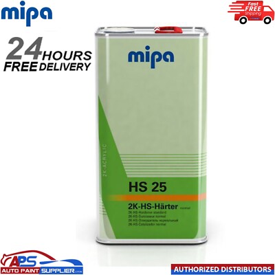 MIPA HS25 2K HIGH SOLID STANDARD HARDENER 5L - FAST DELIVERY APS | eBay UK