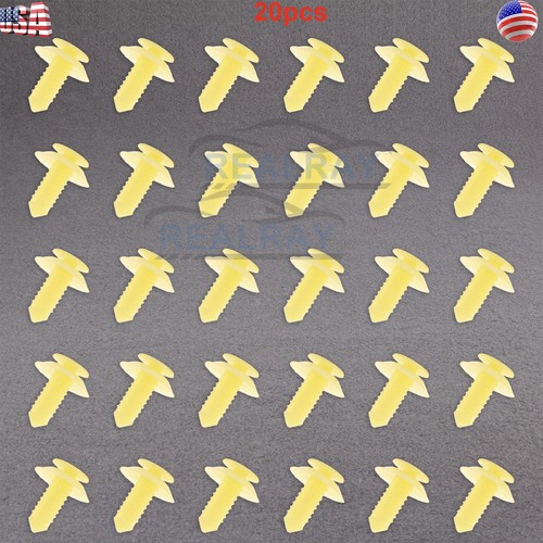 20pcs Interior Door Panel Clips Fasteners Push Pins Retainers for Ford ...