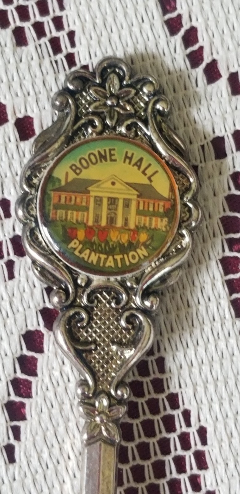 Cameo Silverplate Collector Souvenir Spoon Boone Hall Plantation ...