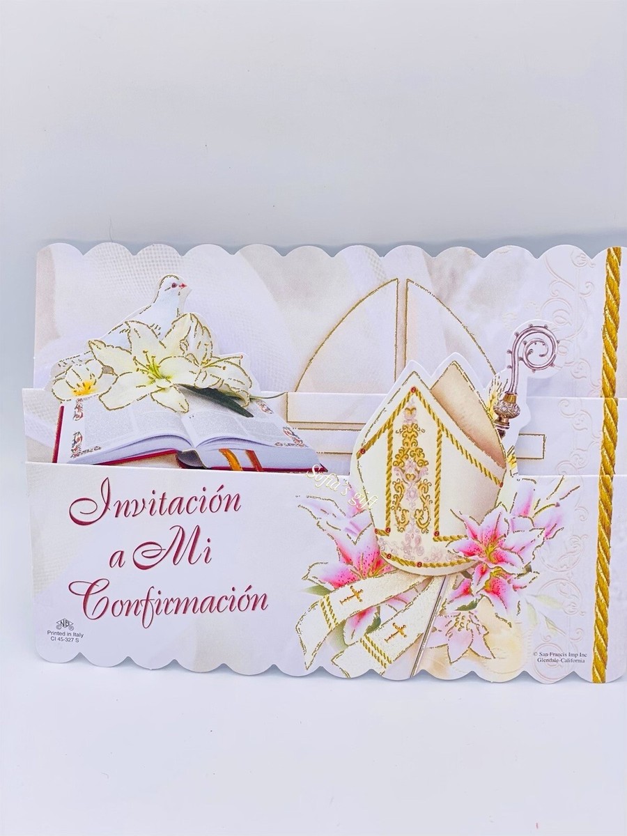 Teen Confirmation Invitations Confirmation Invitation Catholic, Girls