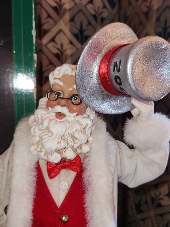 Vintage COUNTDOWN SANTA Millennium 2000 Kurt Adler KSA Collect Fabriche w/ Box | eBay