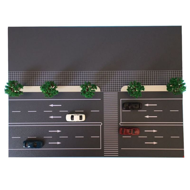 Scenery Layout Modern City Road Diorama Model Outland Models Set N ...