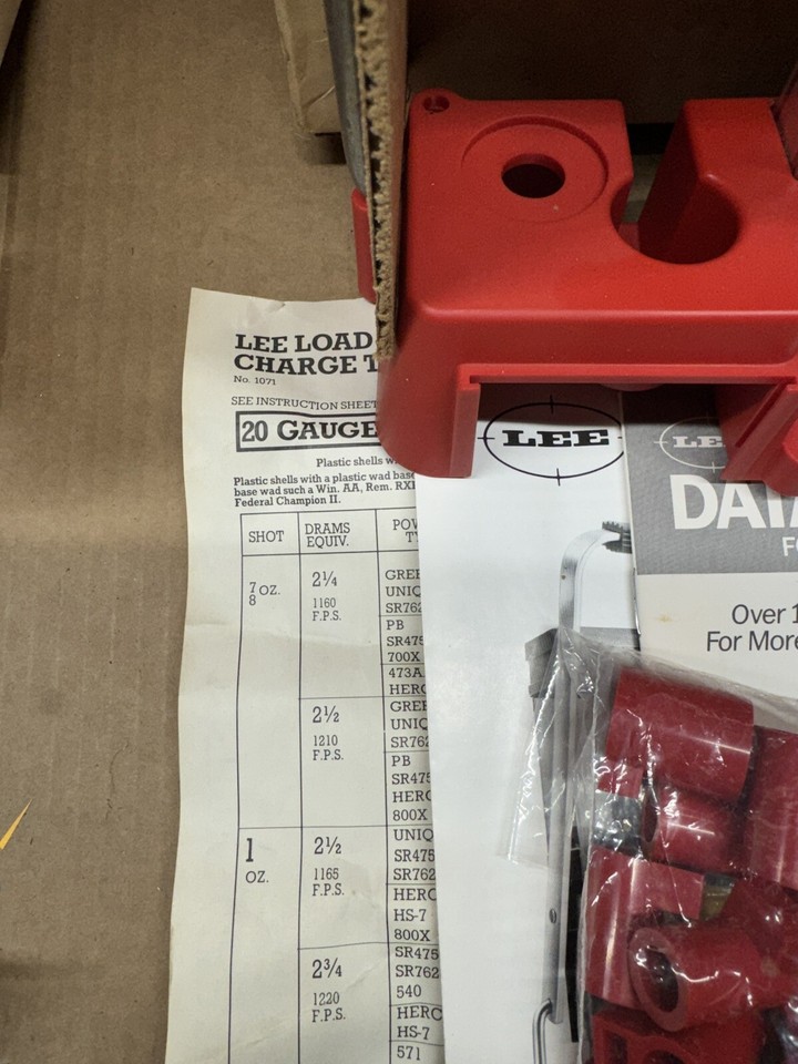 (2) Lee Reloading Load All Press II (90011 12 Ga) and (90012 20 Ga ...