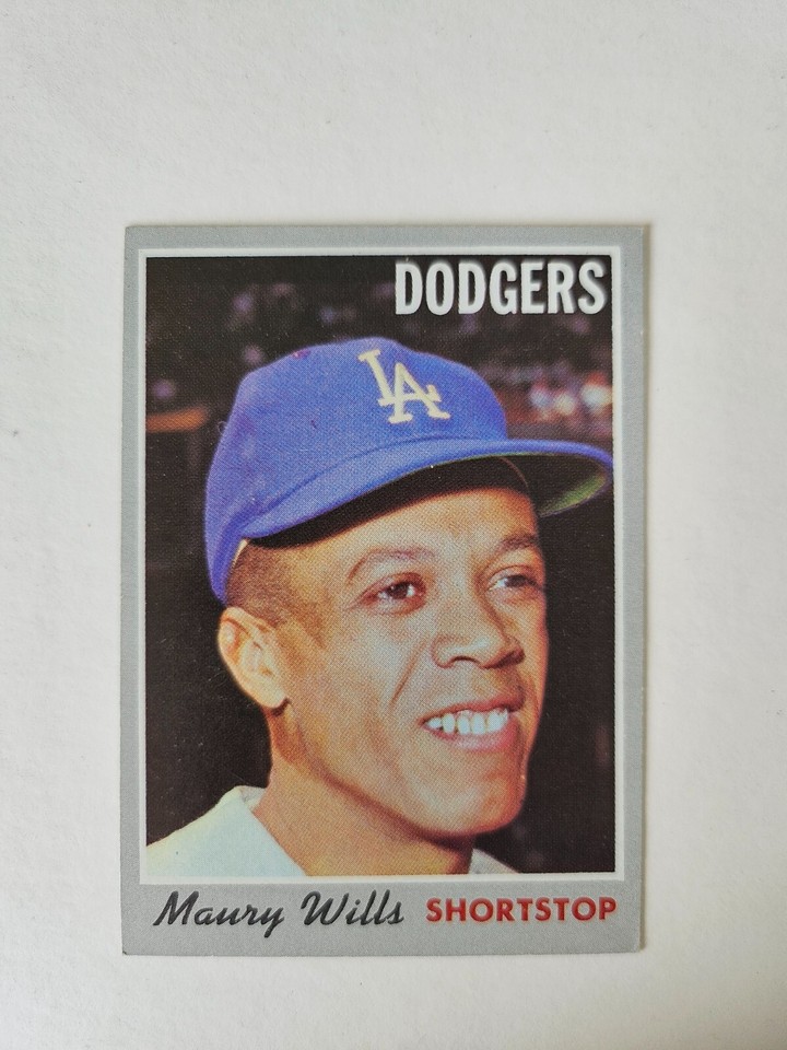 '70 & '71 Topps Maury Wills Card Set, LA Dodgers - '71 #385 PSA 6 | eBay