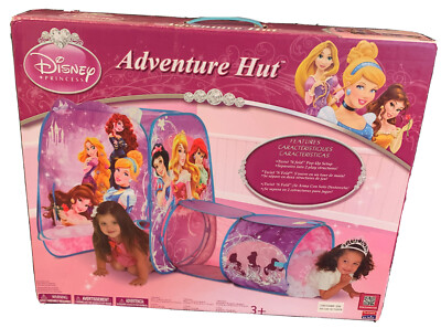 Disney Princess Adventure Hut Tent Playhut Twist N Fold Pop Up Setup 2 ...