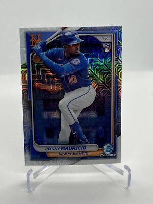 Ronny Mauricio SP RC MOJO 2024 Bowman Chrome MOJO Rookie Refractor #13 ...
