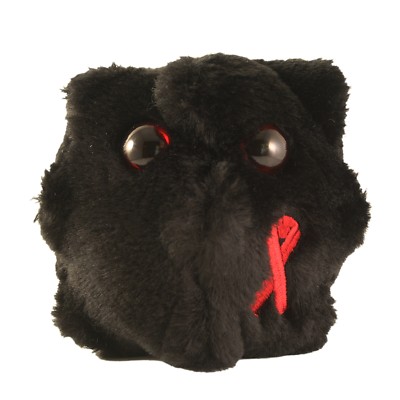 Giant Microbes HIV Plush Toy Original Soft AIDs Educational Gift 10cm ...