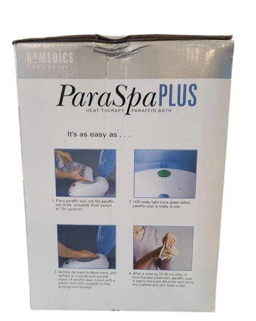 Homedics ParaSpa Plus Heat Therapy Paraffin Wax Bath System PAR 70 NEW ...