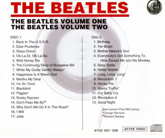 BEATLES / THE BEATLES VOLUME ONE & TWO (2CD) NEW | eBay