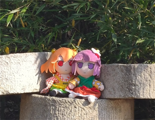 Touhou Project Motoori Kosuzu & Hieda no Akyuu Fumo Plush Doll Stuffed ...