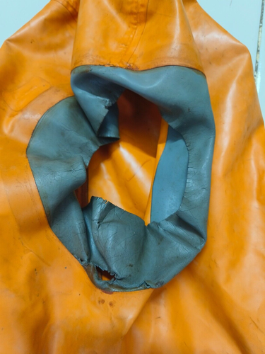 TRELLEBORG TRELLCHEM BUTYL SUPER HAZMAT GAS CHEMICAL SAFETY SUIT SIZE-L ...