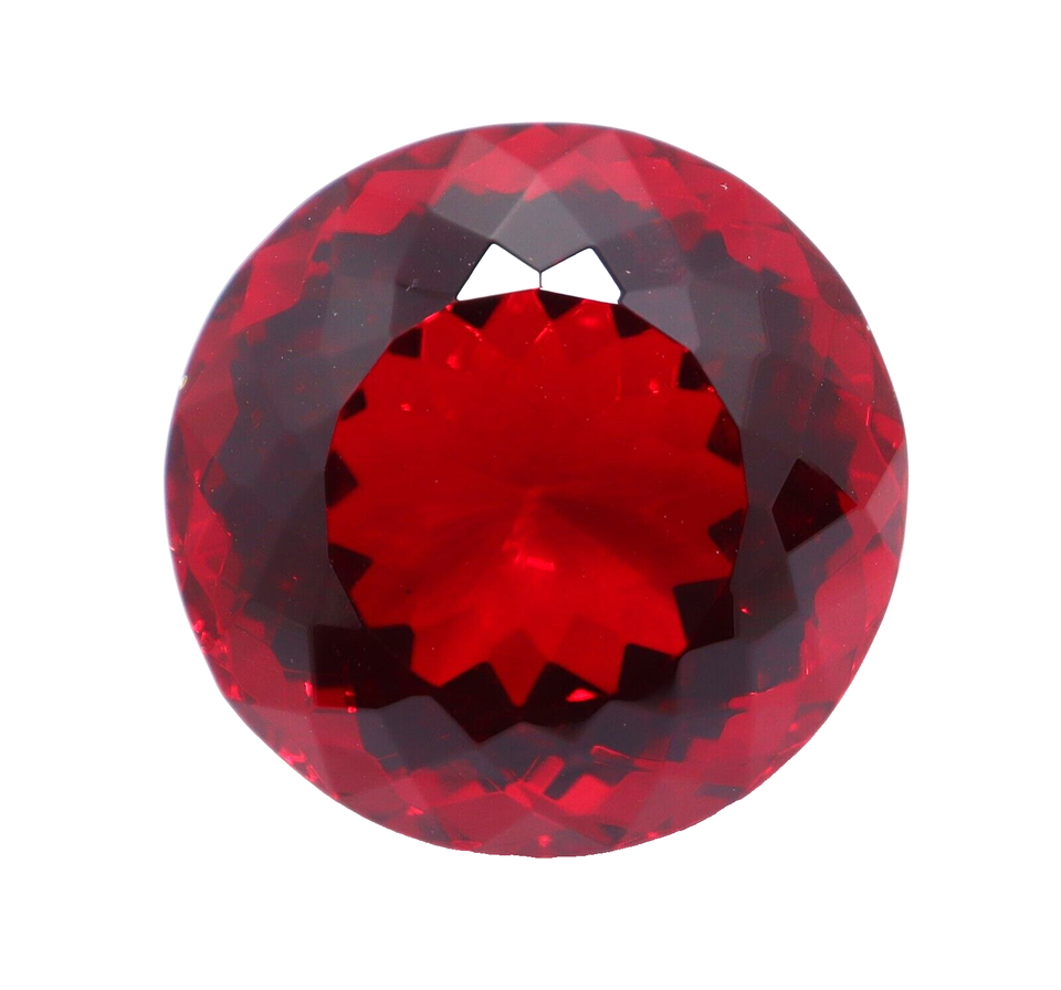 1500 Ct Natural Red Topaz Round Cut Faceted Certified Loose Gemstone | eBay