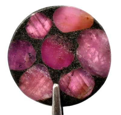 Mogok 14.85 Ct Natural Pink Trapiche Ruby AGL Certified Top Quality ...