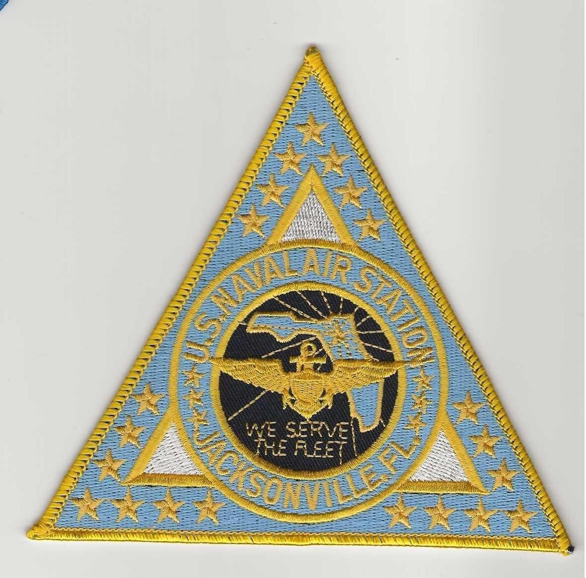 * SALE * USN NAS JACKSONVILLE, FLORIDA 5 inch tall patch NAVAL AIR ...