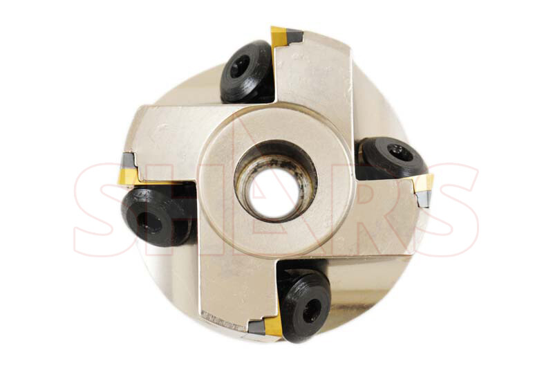 Shars 2-1/2" 90° Indexable Face Mill w/ Carbide Shims Use TPG32 Insert ...