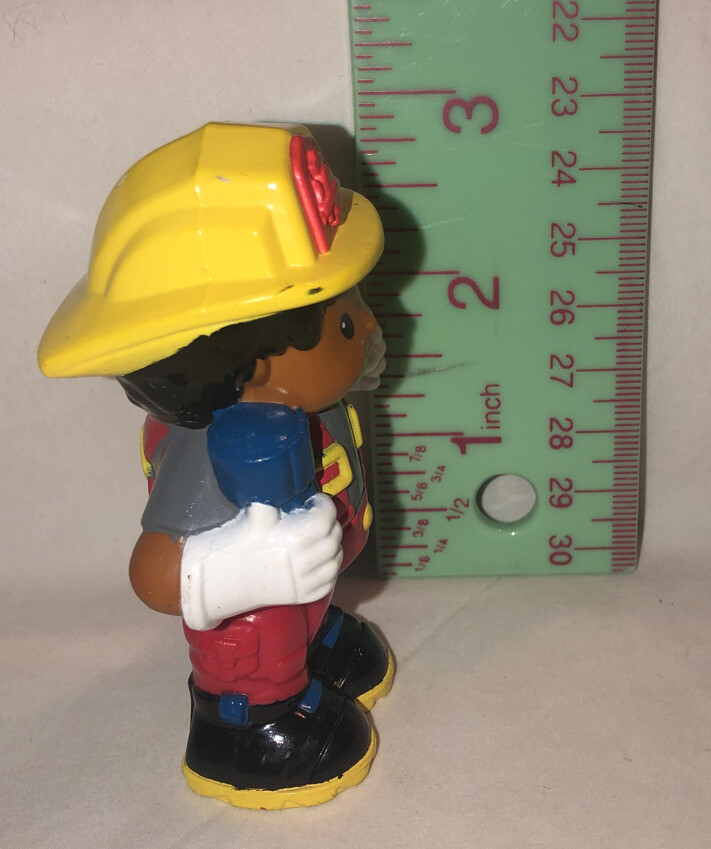 Fisher Price Little People MICHAEL as FIREMAN Fire Fighter ~ Bendable ...