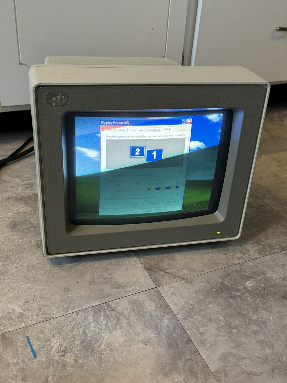 Vintage IBM 12 Inch Color Display 8513 PS/2 VGA CRT Monitor Retro ...