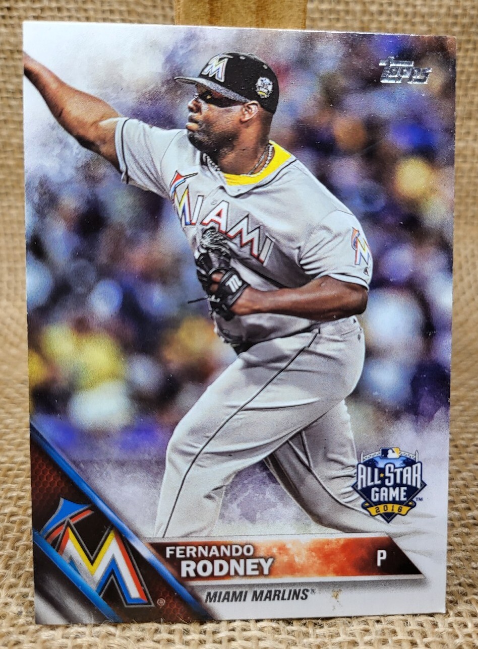 2016 Topps Update Fernando Rodney All Star Baseball Card US173 Marlins ...