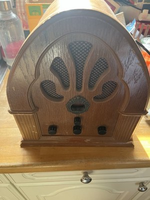 Old Wooden Radio Am/Fm Vintage Retro with Tape Player | eBay UK