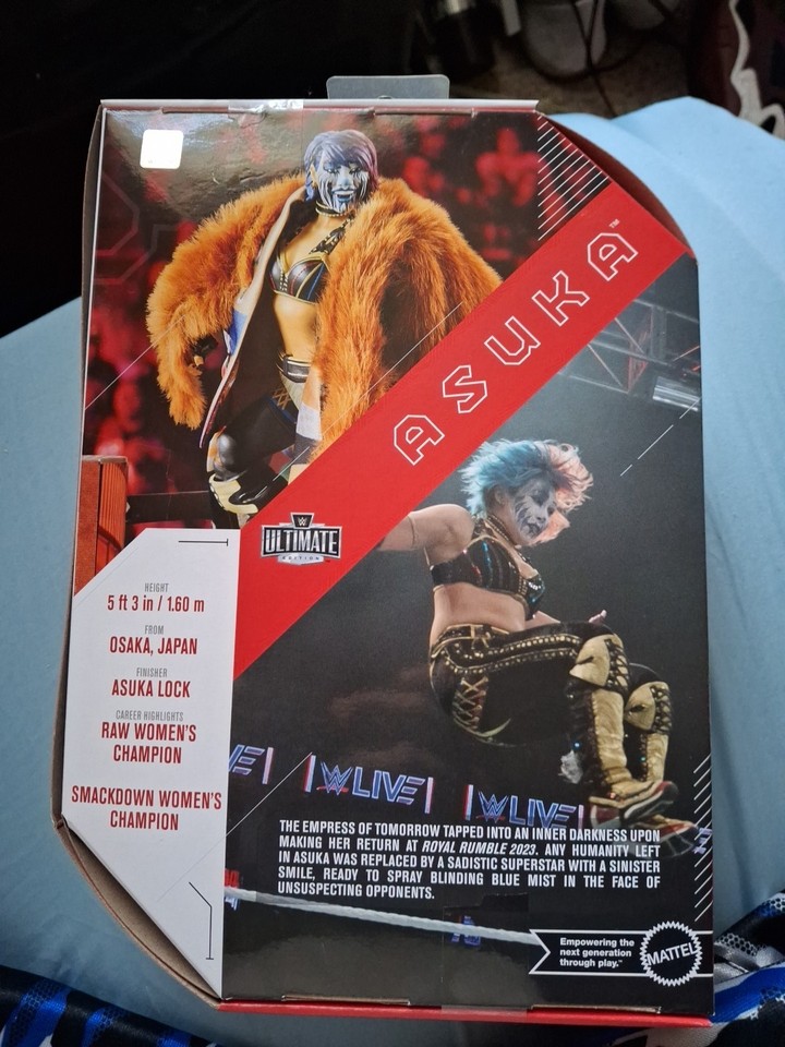 WWE Mattel Ultimate Edition Asuka Figure With Robe, Mask And Mist Face ...