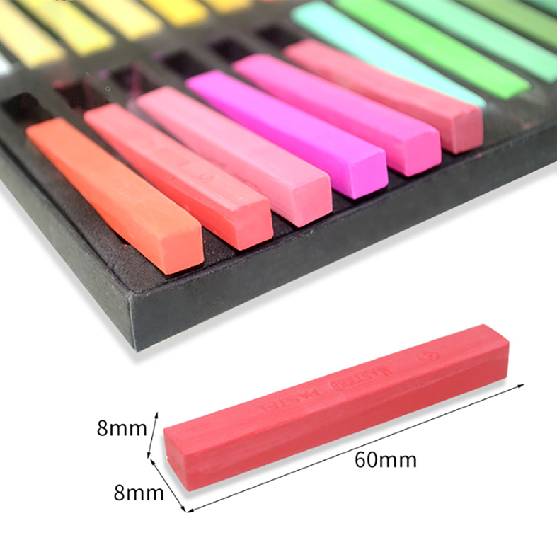 Square Pastel Set 36 Colors Soft Dry Pastel Artist Chalk Pastel Sticks ...