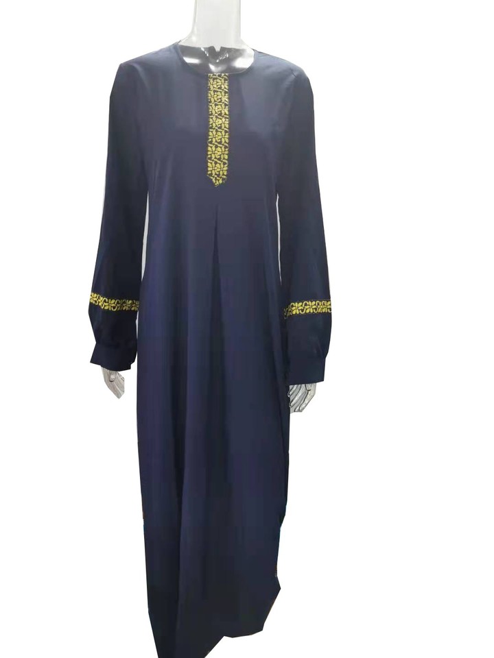 Ladies Muslim Dresses Abaya Prayer Maxi Dress Kaftan Jilbab Islamic ...