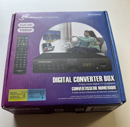 2024 Version Digital TV Converter Box, ATSC Digital Converter Box with ...