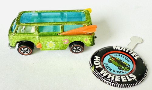 Hot Wheels Redline 1969 VW Beach Bomb Bus Volkswagen Hong Kong Light ...