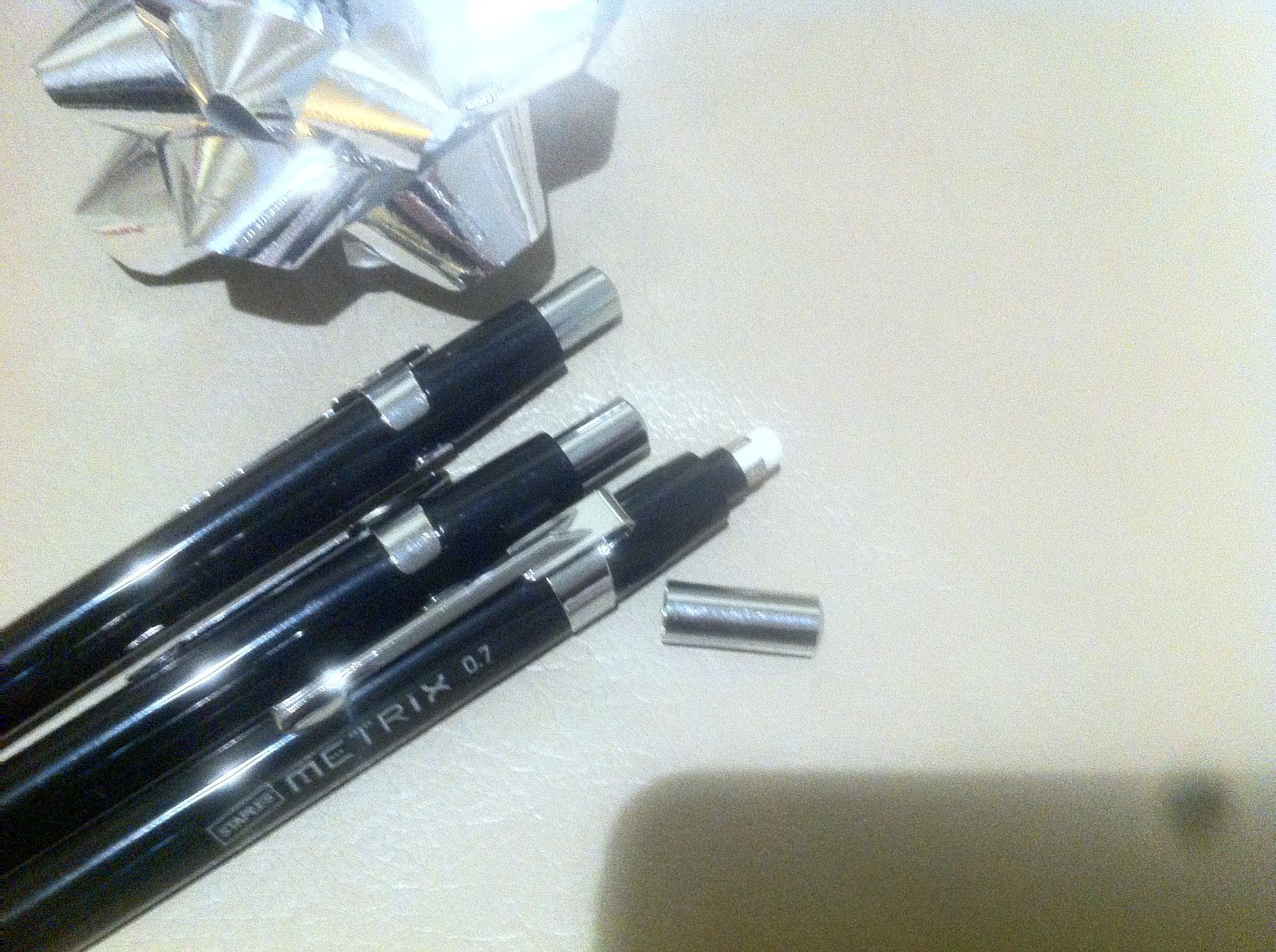 New Lot of 3 Pencils Staples Metrix Mechanical Pencil 0.7 mm, Black | eBay