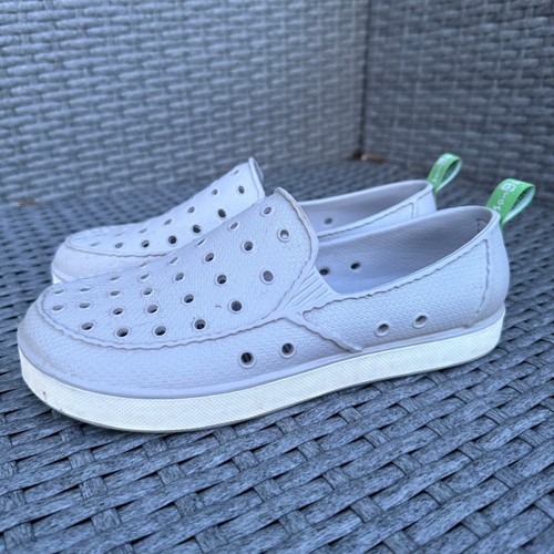Sanukl Lil Walker Shoes Loafers Slip On Comfort Waterproof White Kids ...
