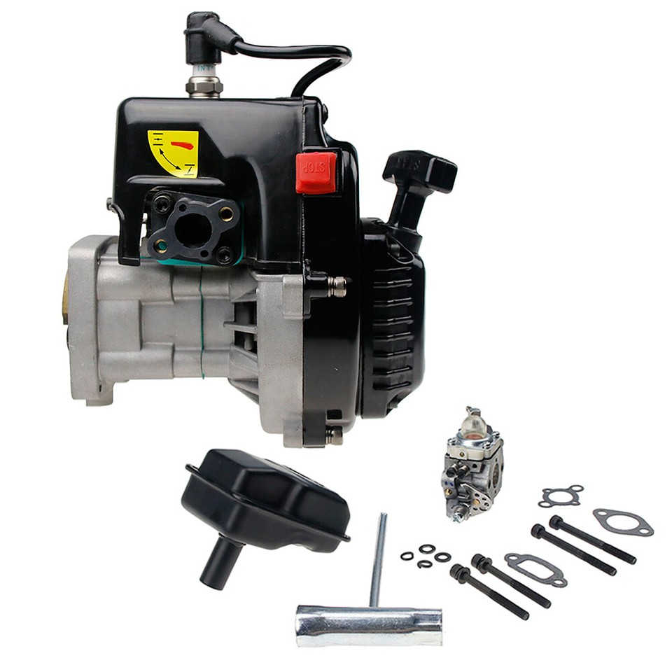 29CC 2 Stroke 4 Bolt Engine w/ Carb for 1/5 RC HPI Rovan KM Baja 5B 5T ...