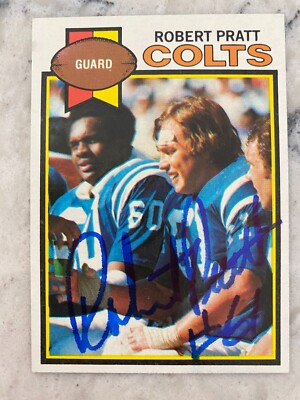 Robert Pratt signed BALTIMORE COLTS card 1979 Topps | eBay