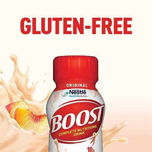 BOOST Original Complete Nutritional Drink, Peaches & Creme, 8 fl oz ...