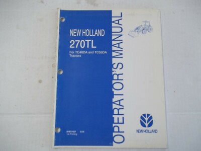New Holland 270Tl operators manual | eBay
