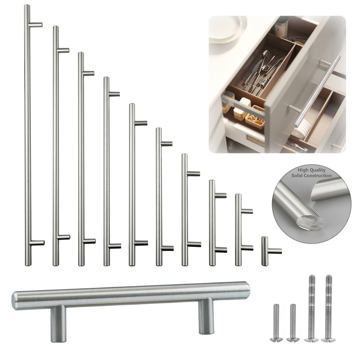 Stainless Steel Cabinet Bar Pulls Stainless Steel Cabinet Pulls Square