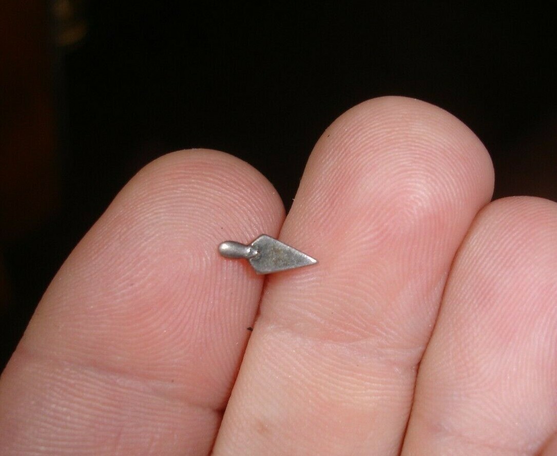 old 9mm mini BSA Masonic arrow symbol spade tie tack … - Gem