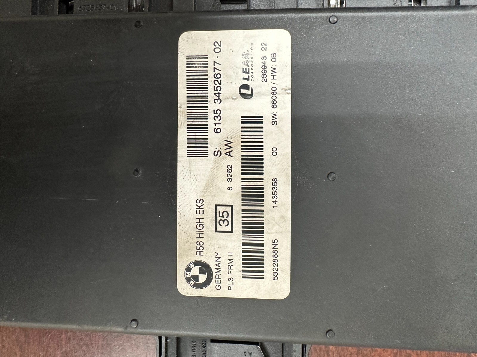 08-10 Mini Cooper R56 Footwell Body Control Module 61353452677 for sale ...