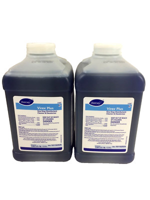 2 Diversey Virex Plus 45 One-Step Disinfectant Cleaner and Deodorant 2 ...