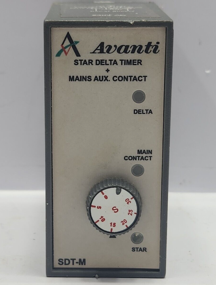 AVANTI SDT-M STAR DELTA TIMER WITH MAIN CONTACTOR CONTROL | eBay UK