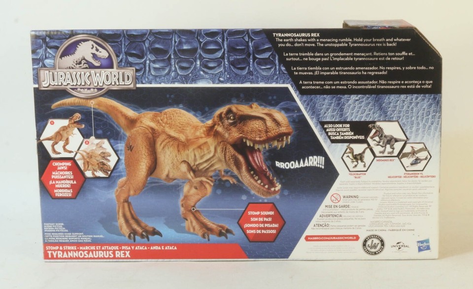 Jurassic World Tyrannosaurus Rex Stomp & Strike MIB Hasbro | eBay