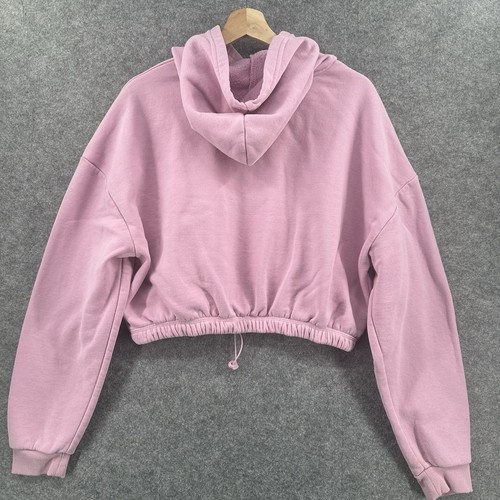 Pacsun x Land Rover Hoodie Womens Large Pink Spellout Crop Pullover | eBay
