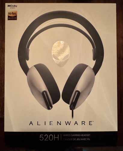 Alienware AW520H Lunar Light Wired Gaming Headset | eBay