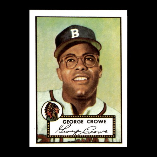 George Crowe 1983 Topps 1952 Reprint Series Boston Braves #360 NM+ Pack ...