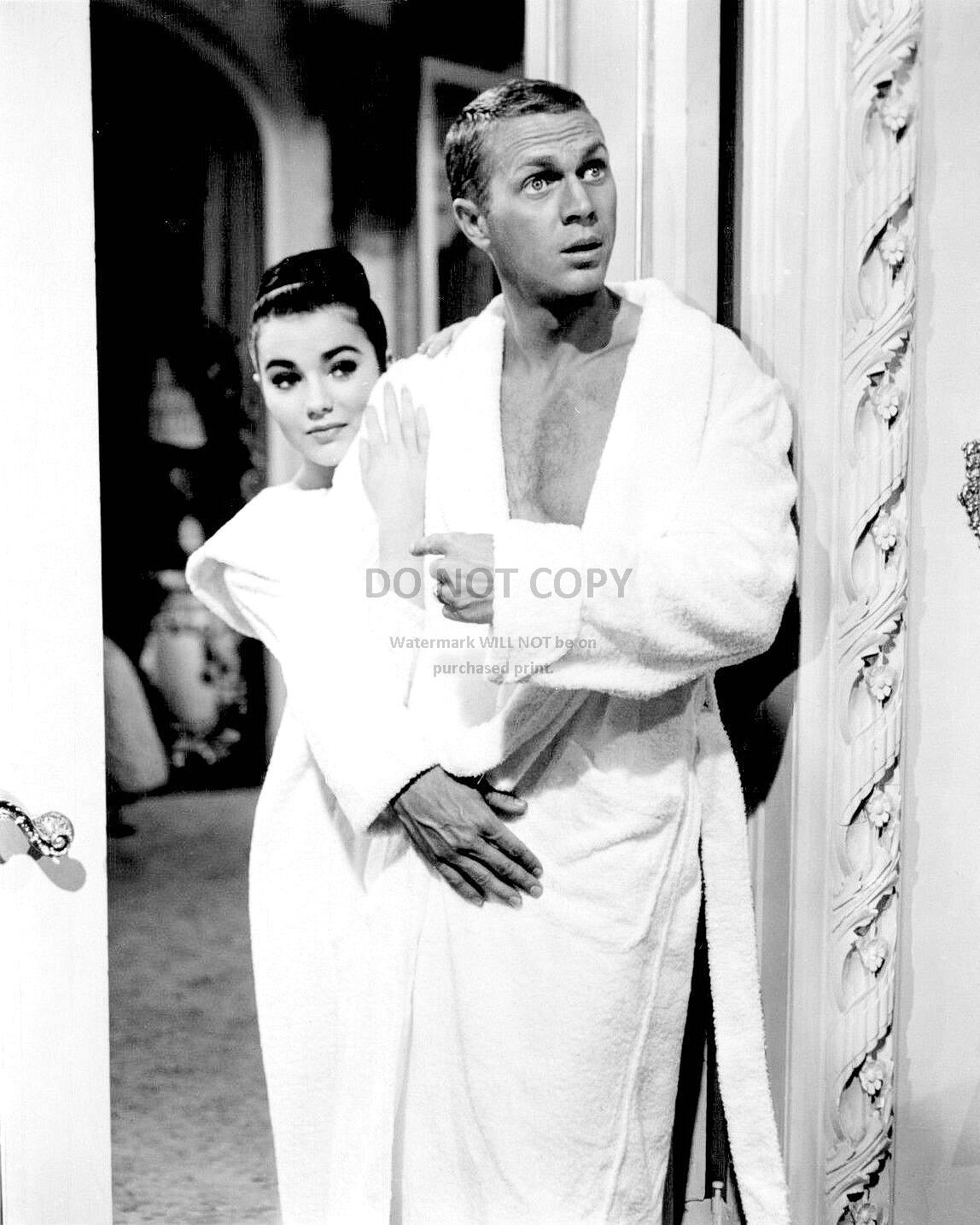STEVE McQUEEN AND BRIGID BAZLEN IN "THE HONEYMOON MACHINE" - 8X10 PHOTO ...