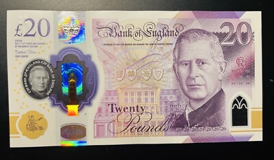 New King Charles III Polymer £ 20 Pound Note | eBay UK