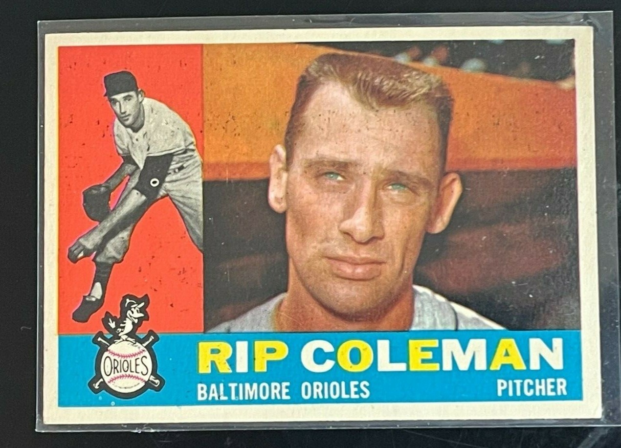 1960 Topps Baseball - Rip Coleman - # 179 | eBay